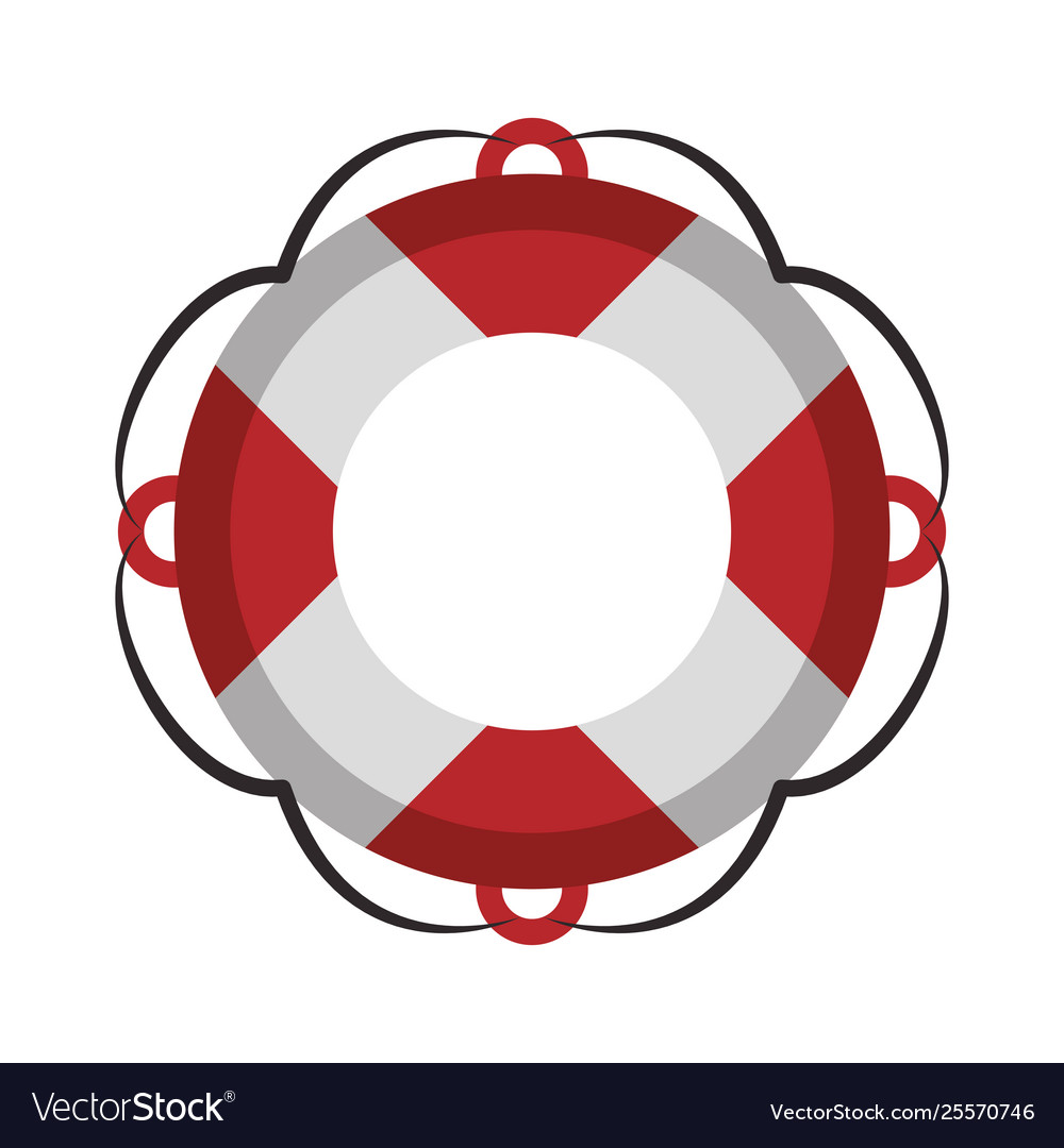 Float navigation lifesaver Royalty Free Vector Image