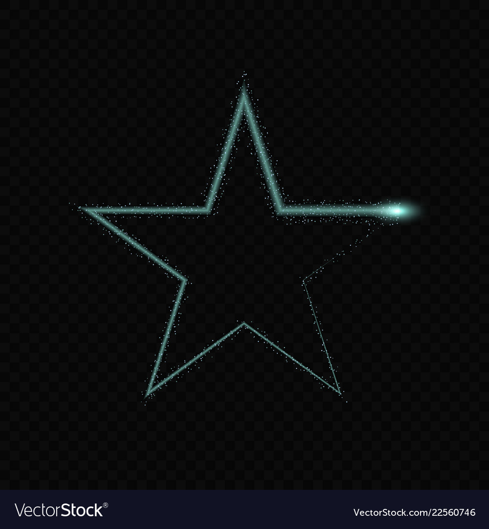 Magic light glow effect stars bursts Royalty Free Vector