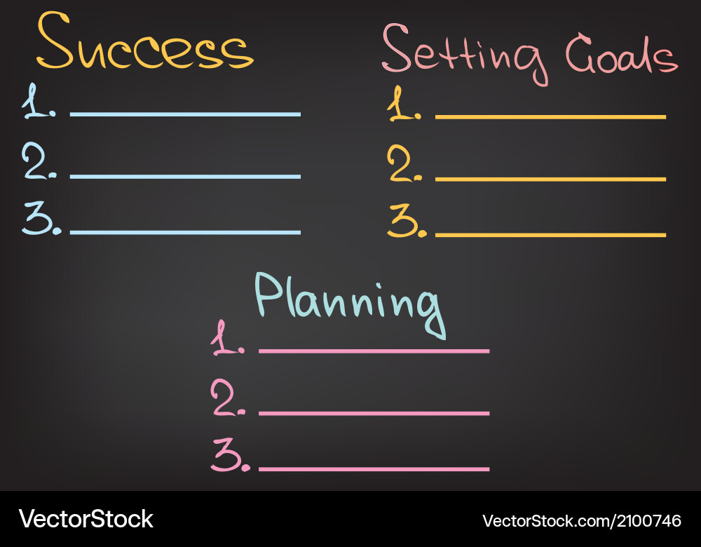 Motivation and success Royalty Free Vector Image