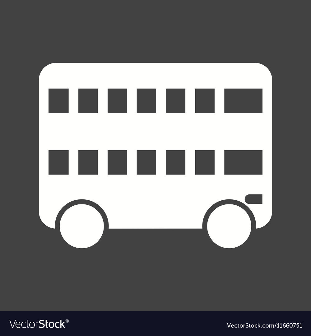 Double bus Royalty Free Vector Image - VectorStock