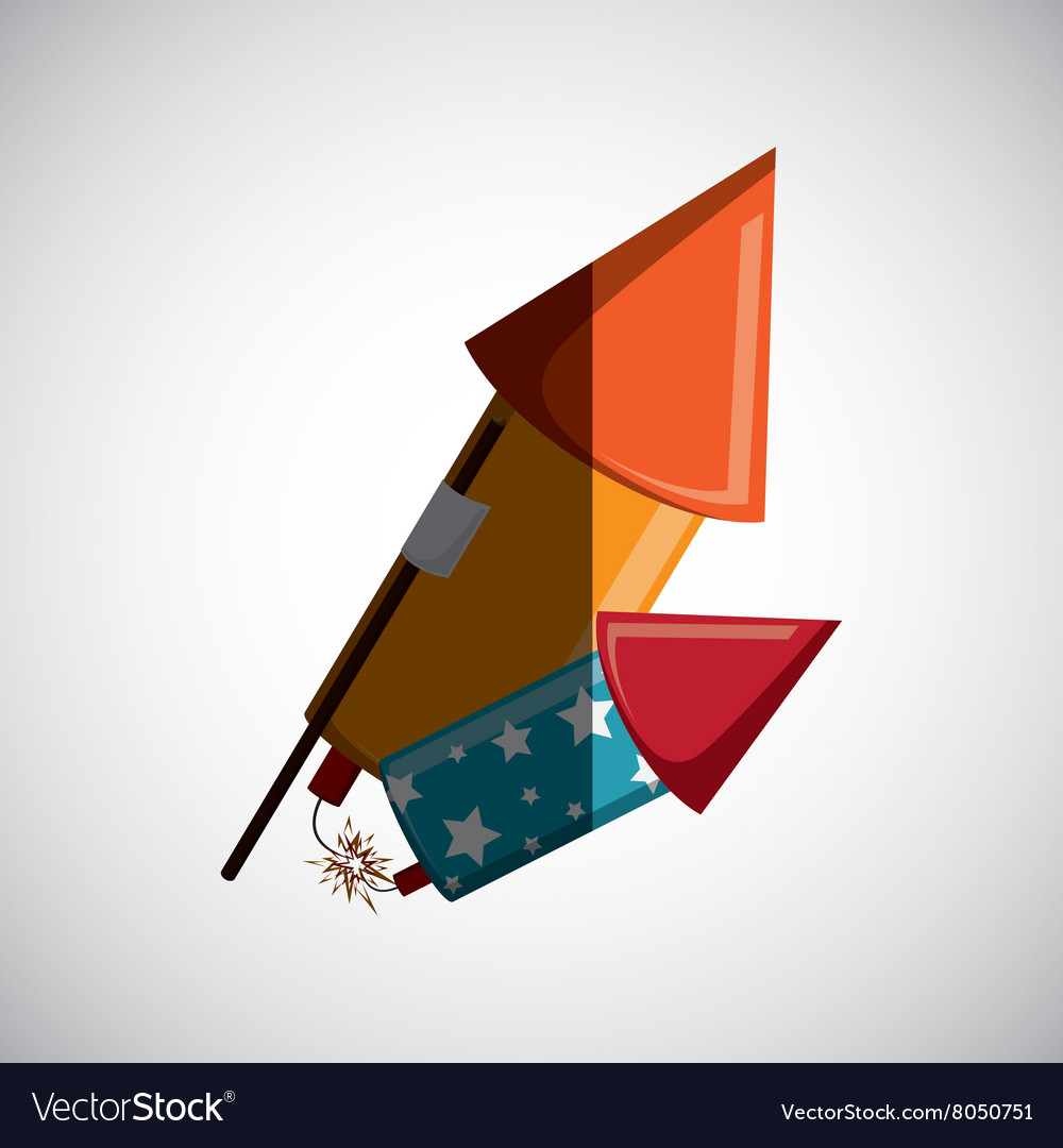 Firework icon design Royalty Free Vector Image