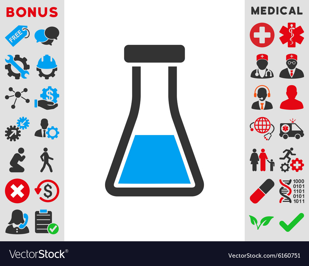 Flask icon Royalty Free Vector Image - VectorStock