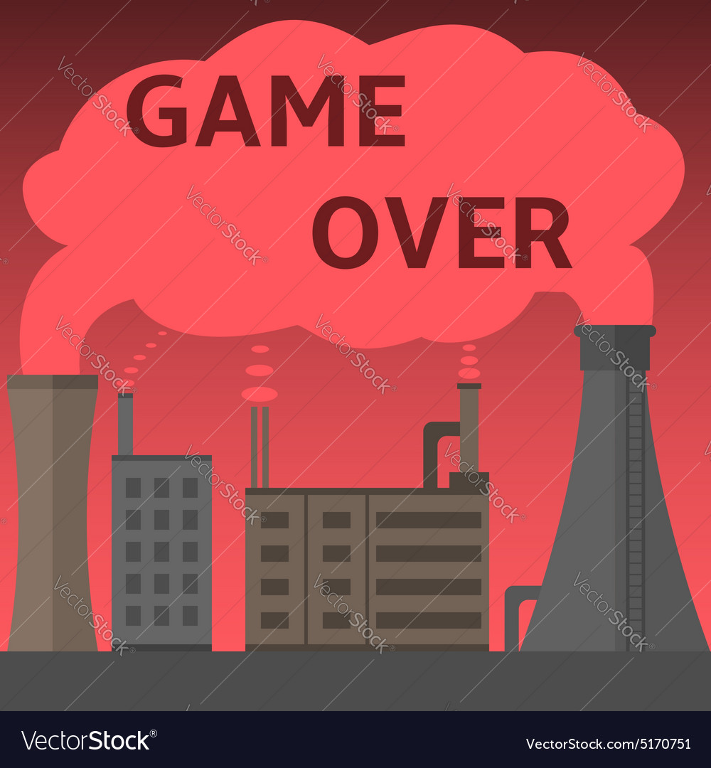Game over Royalty Free Vector Image - VectorStock