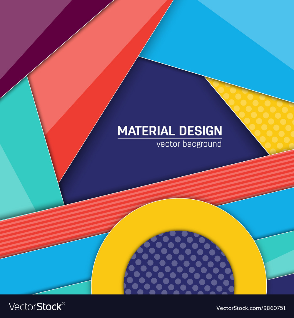 Material design background abstract Royalty Free Vector