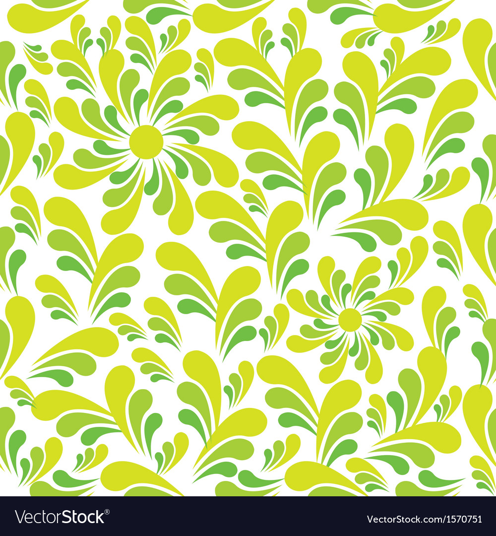Seamless pattern green Royalty Free Vector Image