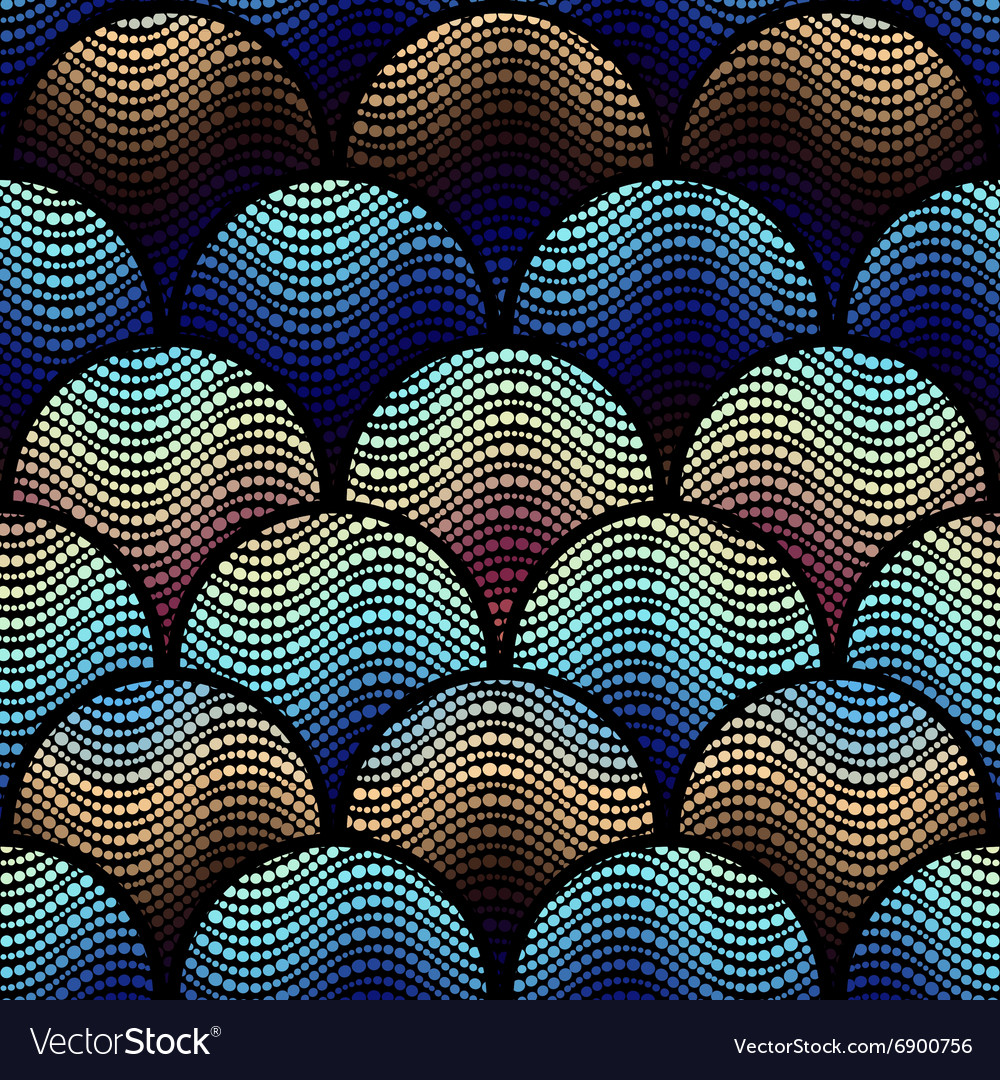 Abstract arc pattern Royalty Free Vector Image