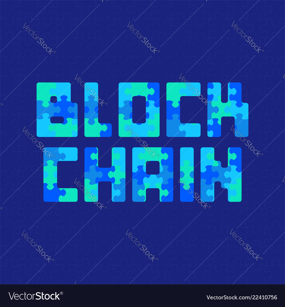 Blockchain distributed ledger technology Vector Image