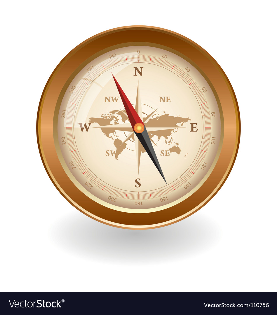 Compass Royalty Free Vector Image - VectorStock