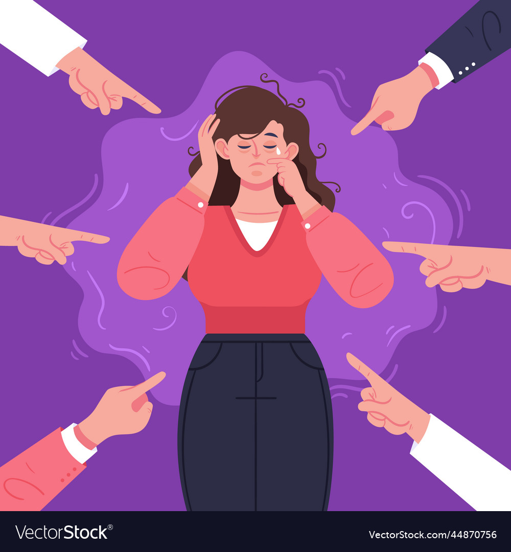 Flat blame shame Royalty Free Vector Image - VectorStock Flat blame shame Royalty Free Vector Image - VectorStock