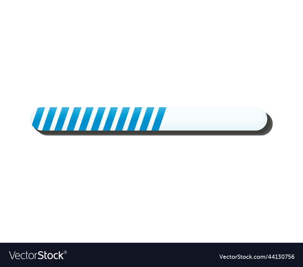 Flat ui load bar Royalty Free Vector Image - VectorStock