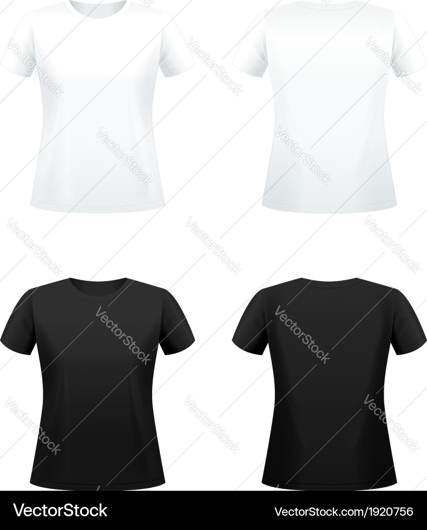 T shirts for women Royalty Free Vector Image - VectorStock