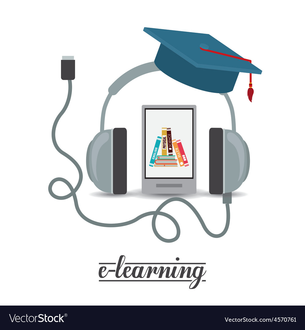 E-learning design Royalty Free Vector Image - VectorStock