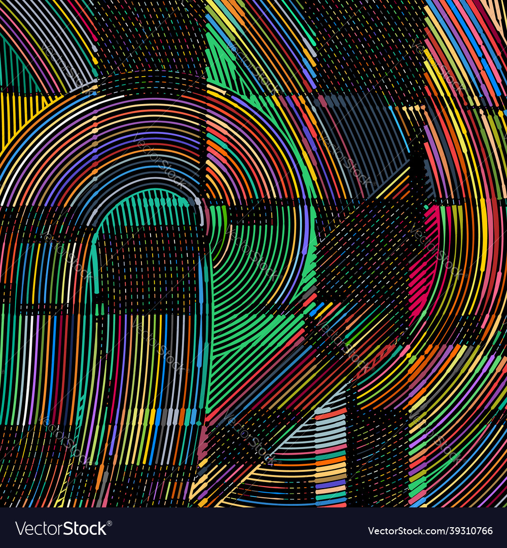 Abstract background with colorful lines Royalty Free Vector