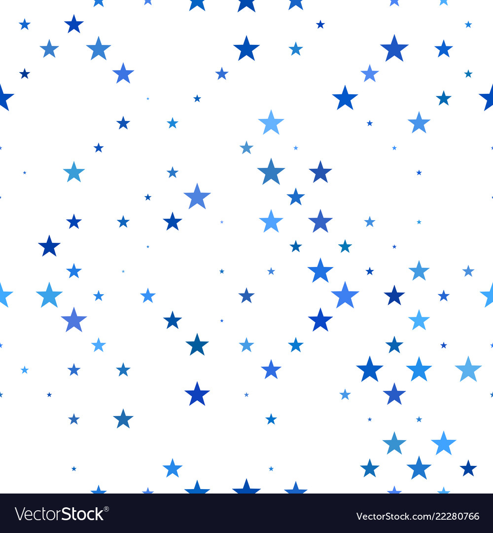 Abstract repeating pentagram star pattern Vector Image