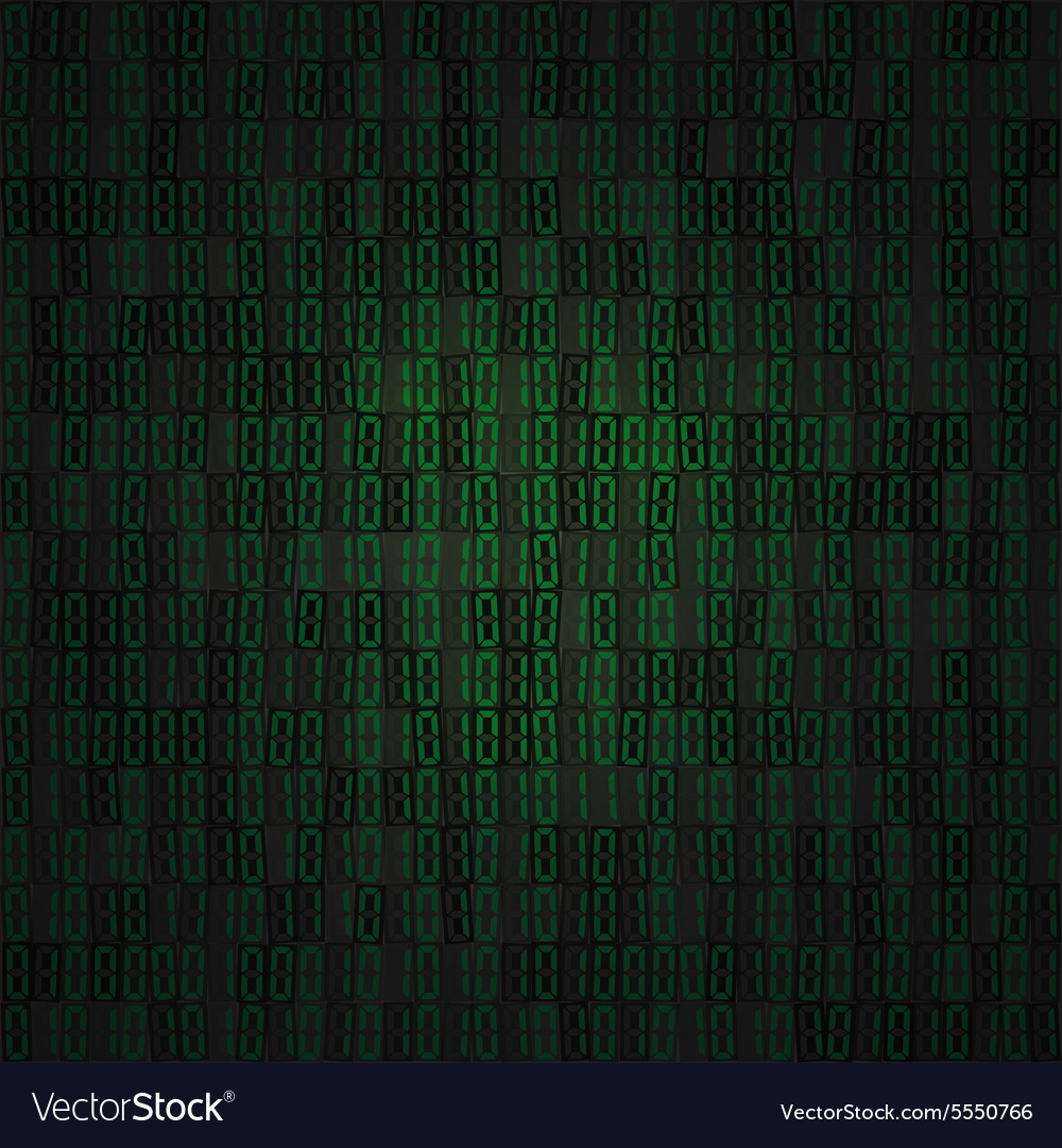 Hex-code digital background Royalty Free Vector Image