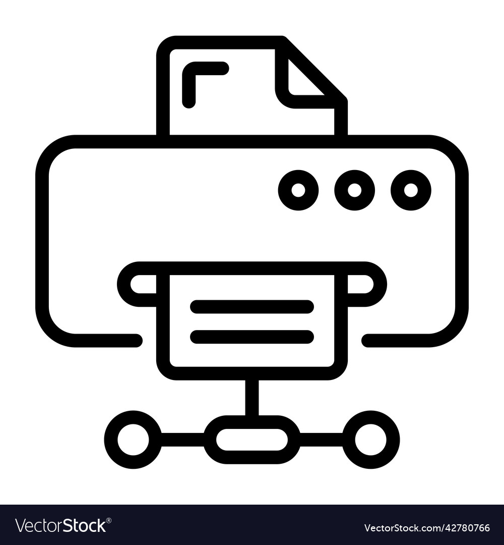Printer Royalty Free Vector Image - VectorStock