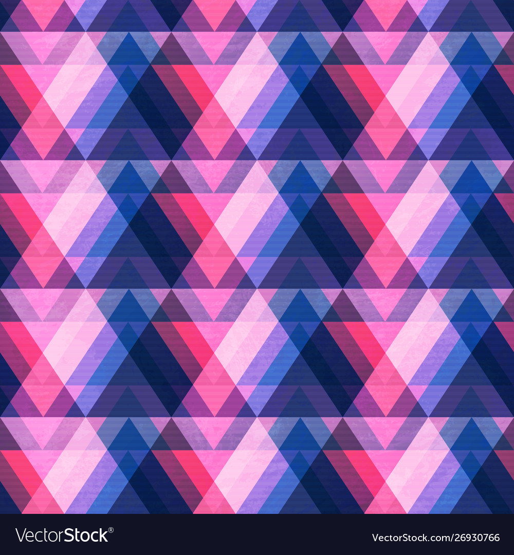 Retro triangle pattern Royalty Free Vector Image