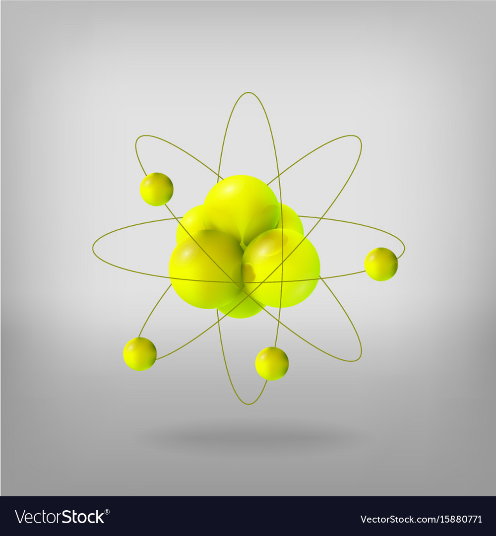 3d molecule structure Royalty Free Vector Image