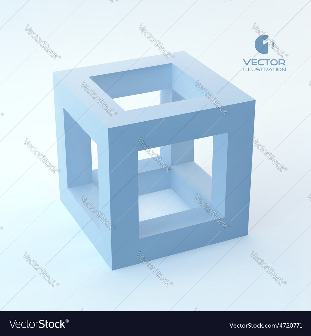 3d Royalty Free Vector Image - VectorStock
