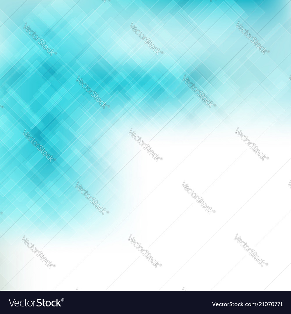 Abstract blue transparent square background Vector Image