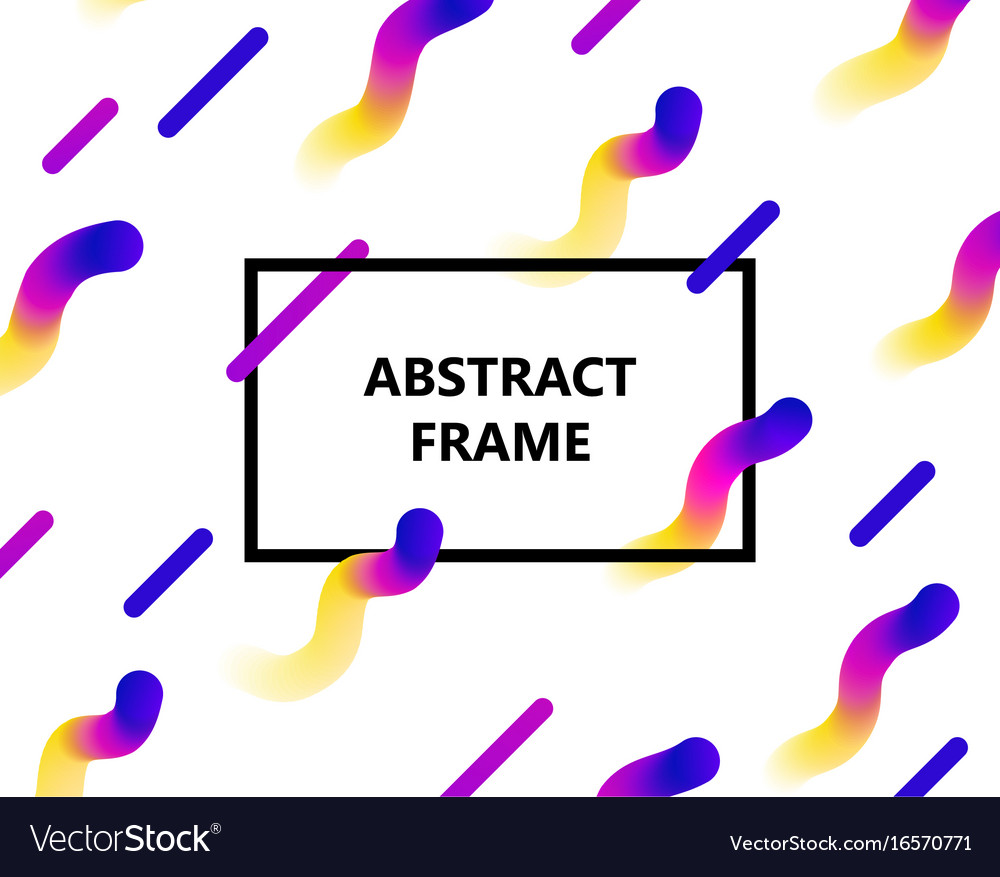 Abstract frame gradient copy Royalty Free Vector Image
