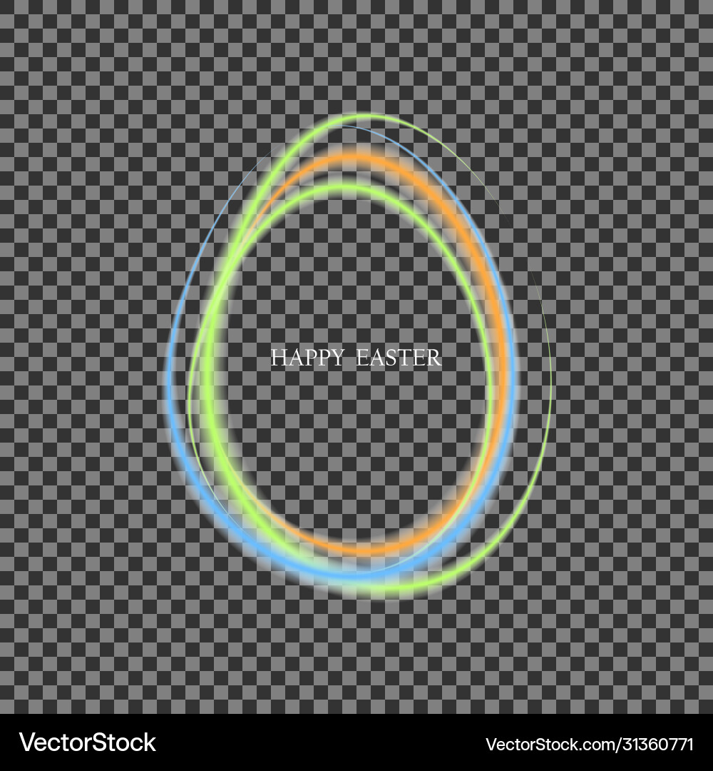 Blue orange green circle frame abstract flow Vector Image