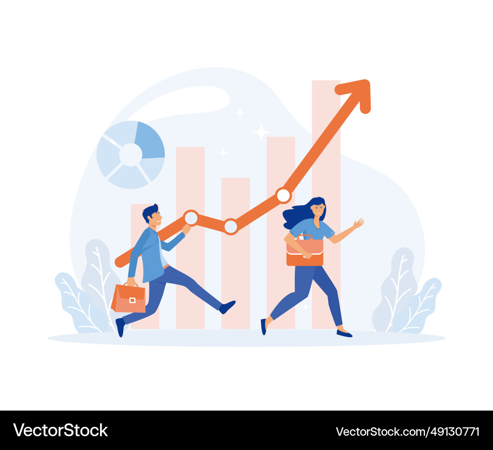 Business competition business people competitive Vector Image