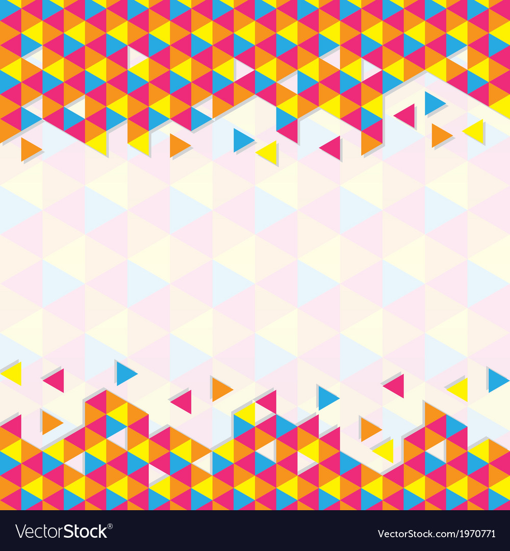 Geometric triangular pattern Royalty Free Vector Image