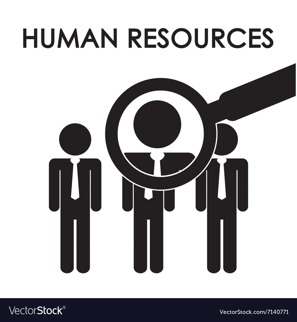 Human resources design Royalty Free Vector Image