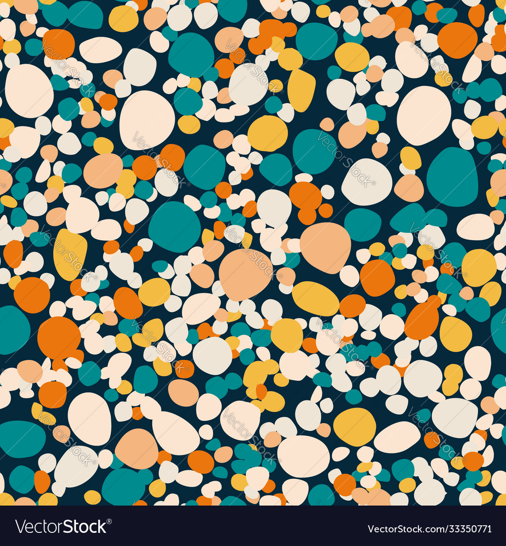 Multicolor circle spots seamless bright pattern Vector Image