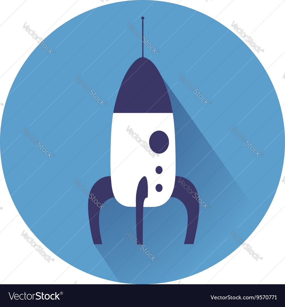 Rocket symbol Royalty Free Vector Image - VectorStock