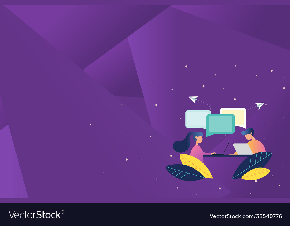 Abstract conversation interview global Royalty Free Vector