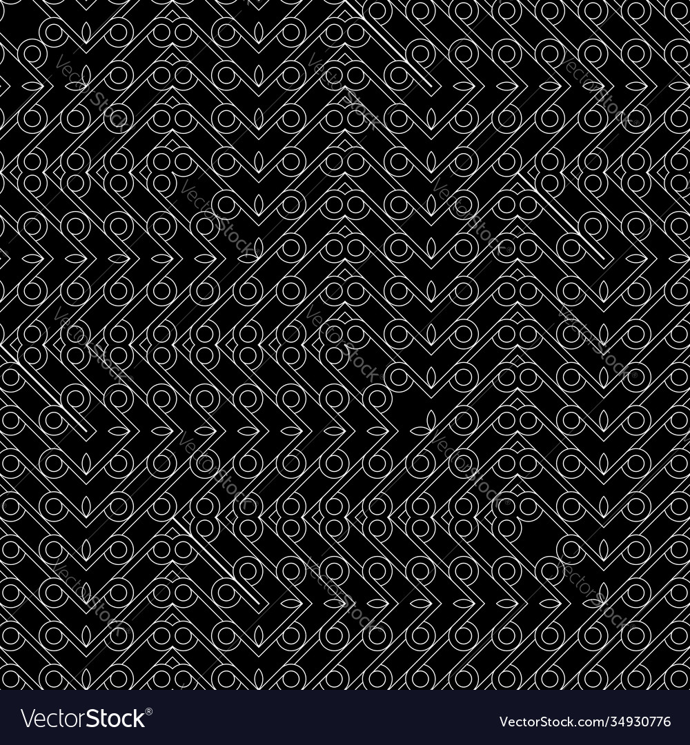 Design seamless geometric zigzag pattern Vector Image