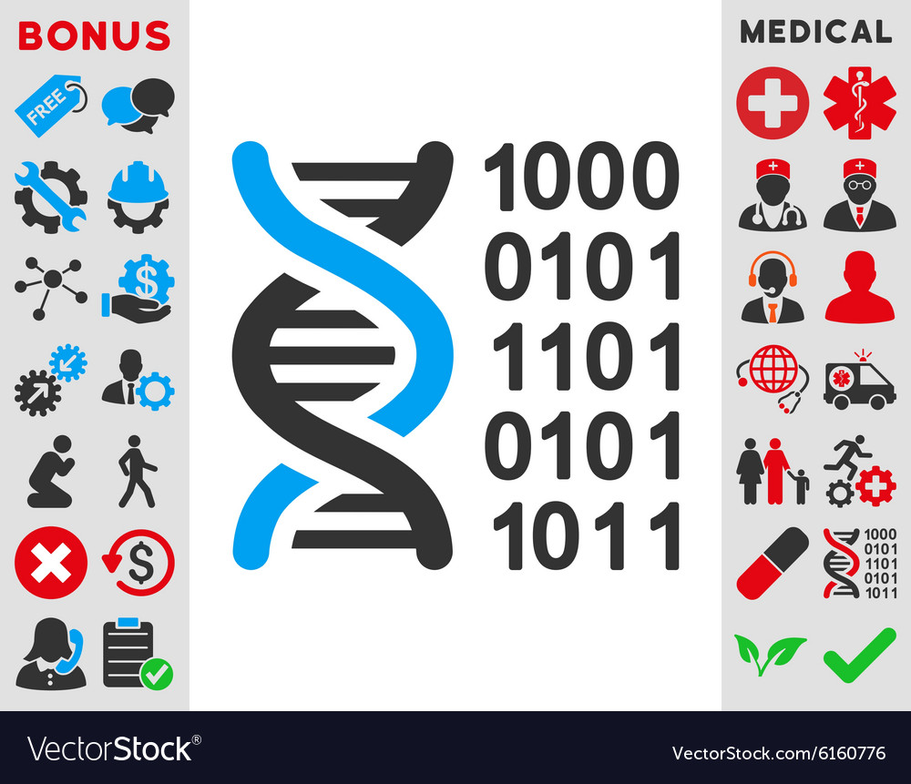 Genetic code icon Royalty Free Vector Image - VectorStock