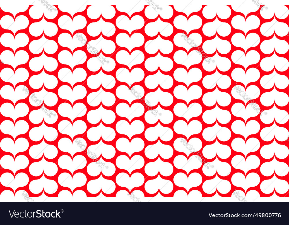 Heart seamless pattern background flat Royalty Free Vector