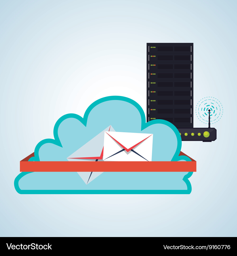 Internet design online icon colorful Royalty Free Vector