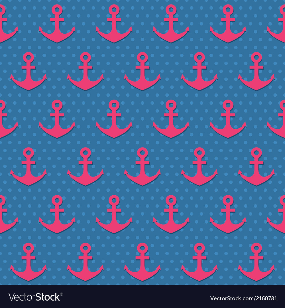 Anchor pattern Royalty Free Vector Image - VectorStock