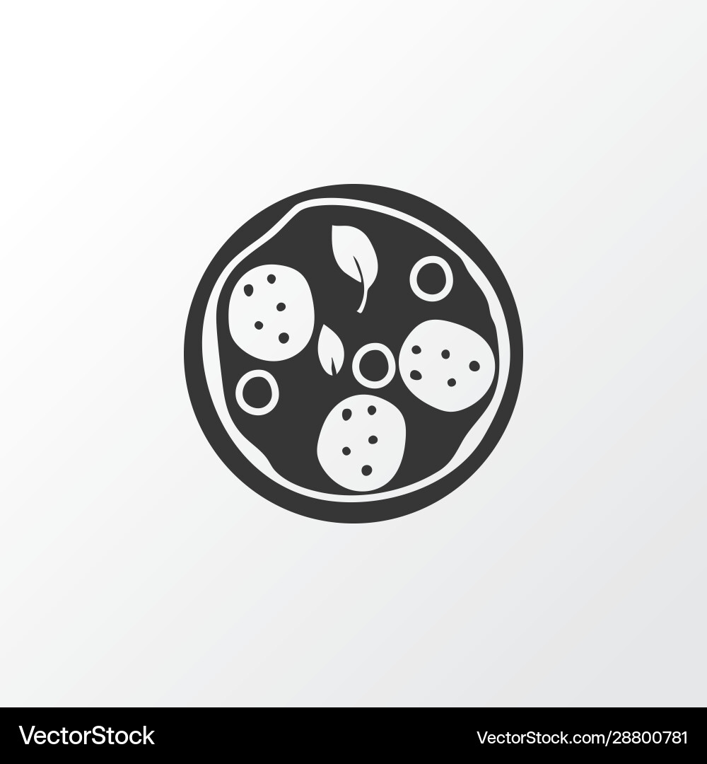Pepperoni icon symbol premium quality isolated Vector Image