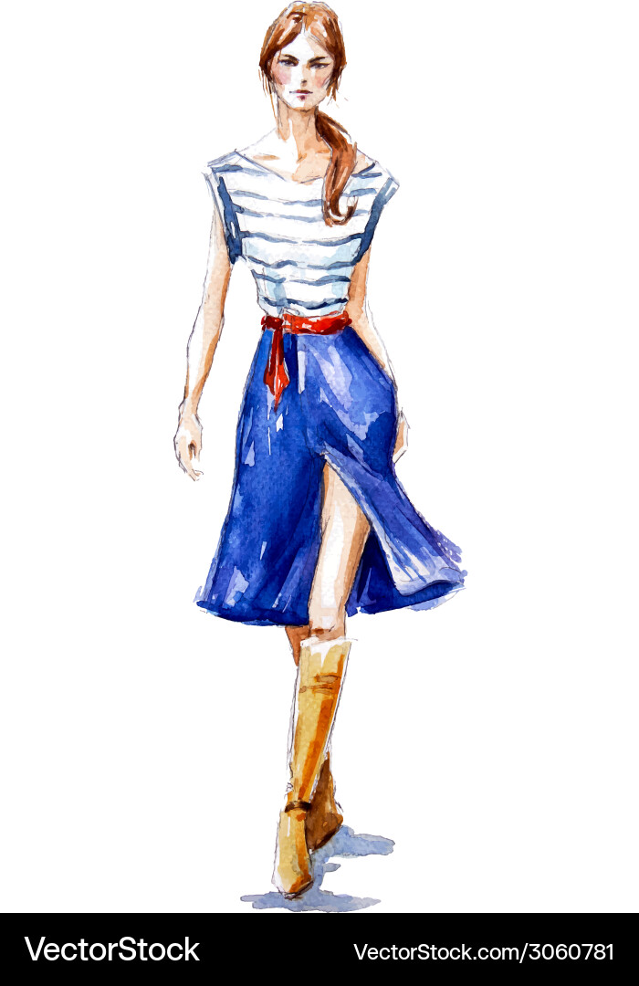 Street fashion Royalty Free Vector Image - VectorStock