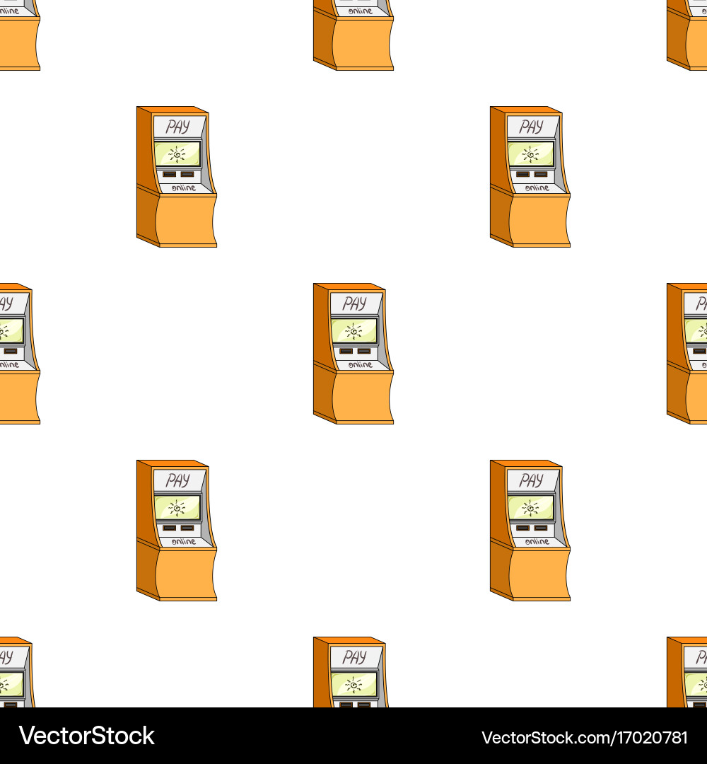 Terminal for various types of payment terminals Vector Image