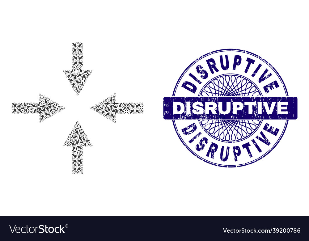 Compress arrows recursion mosaic of Royalty Free Vector Compress arrows recursion mosaic of Royalty Free Vector