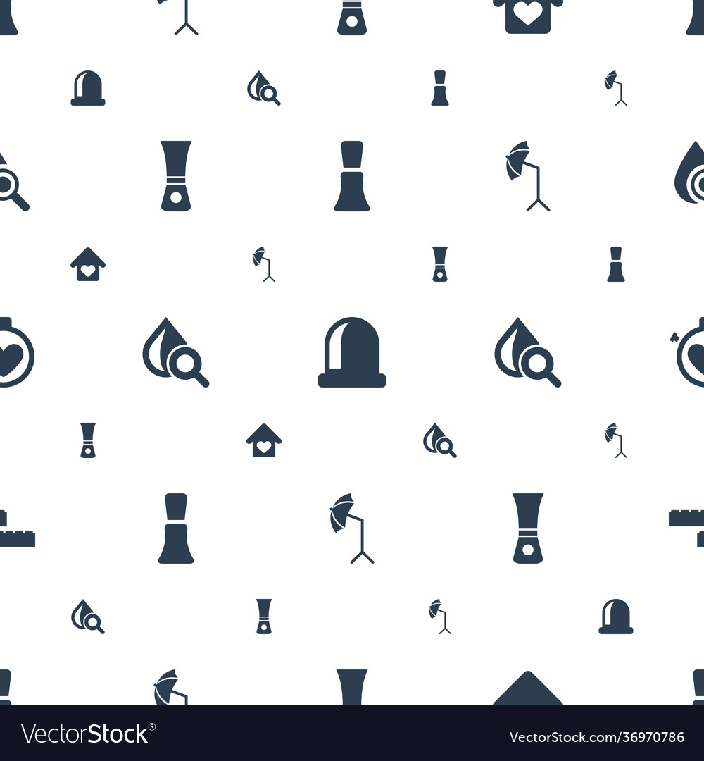 Elements icons pattern seamless white background Vector Image