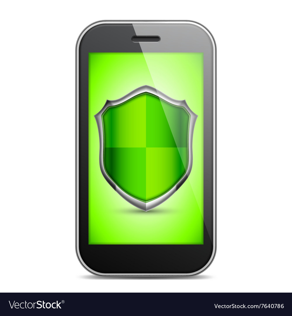 Mobile security concept Royalty Free Vector Image