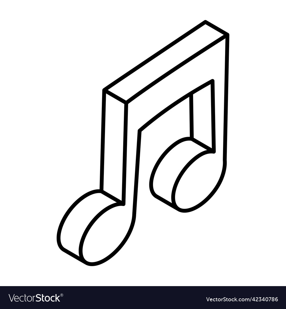 Music note Royalty Free Vector Image - VectorStock