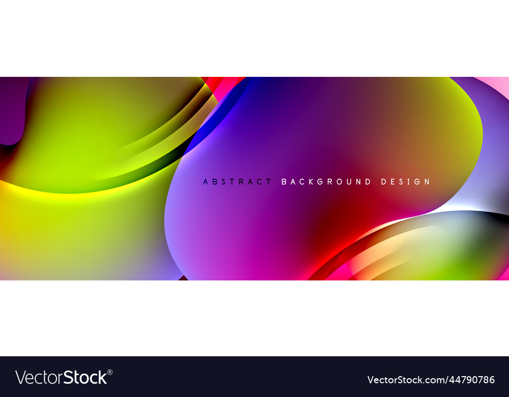 Trendy simple fluid color gradient abstract Vector Image