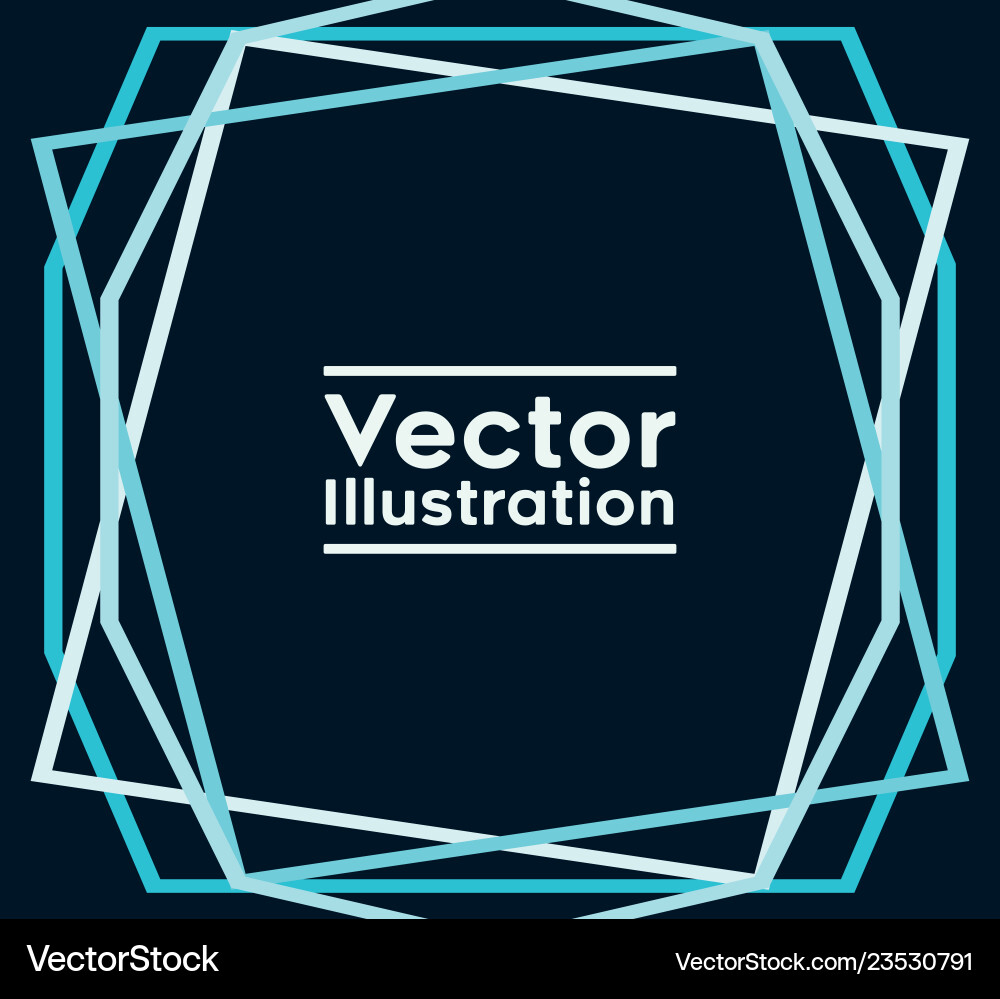 Business card with lines and figures Royalty Free Vector