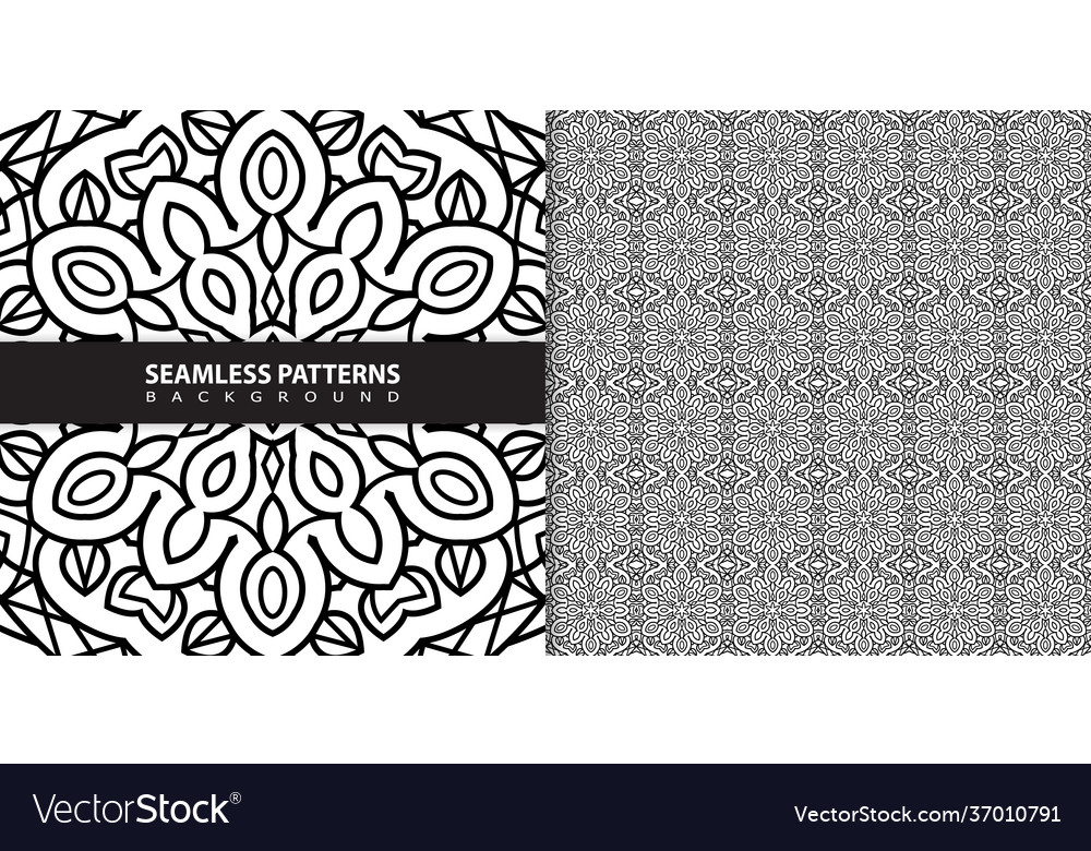 Classic batik seamless pattern background Vector Image