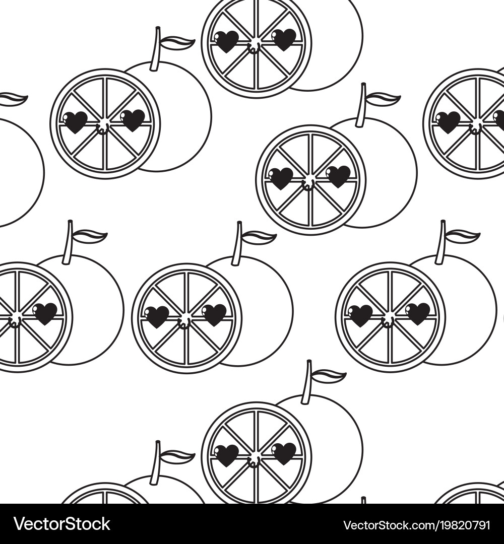 Isolated orange design Royalty Free Vector Image