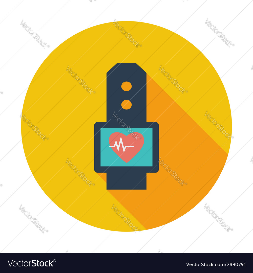 Pulsometer icon Royalty Free Vector Image - VectorStock