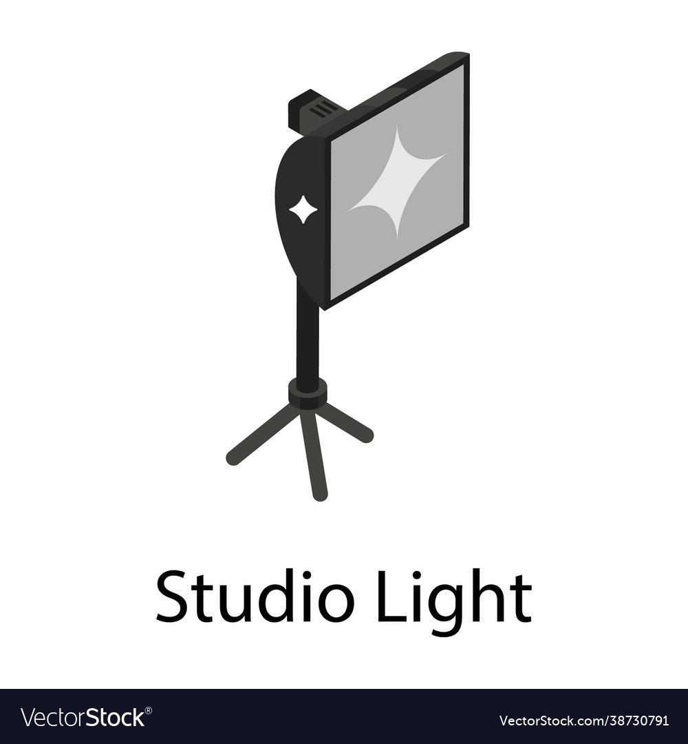 Studio light Royalty Free Vector Image - VectorStock